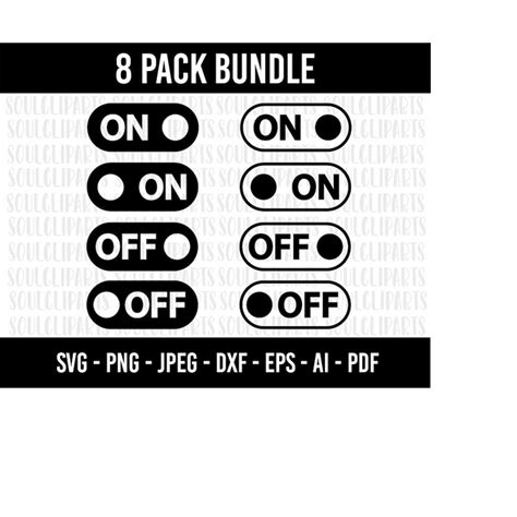 Cod652 On Off Switch Svg On Off Toggle Svg Power Button S Inspire Uplift