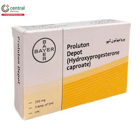 Thuốc Tiêm Proluton Depot 250mg Bayer Dưỡng Thai Ngăn Ngừa Sinh Non