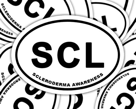 Scleroderma Awareness Sticker Scleroderma Marathon Decal Chronic