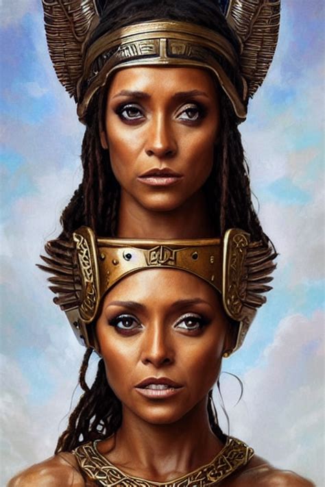 Krea Ai Melanie Brown Spice Girls As Greek Goddess Ath