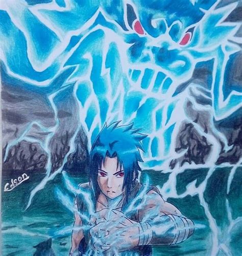 Para 2019 Sasuke Kirin Tatuagens De Anime Fanart Como Desenhar