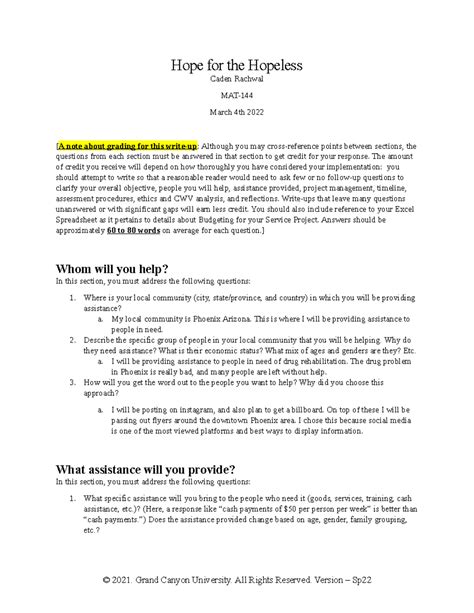 Math 144 Major Assignment 2 Answer Key