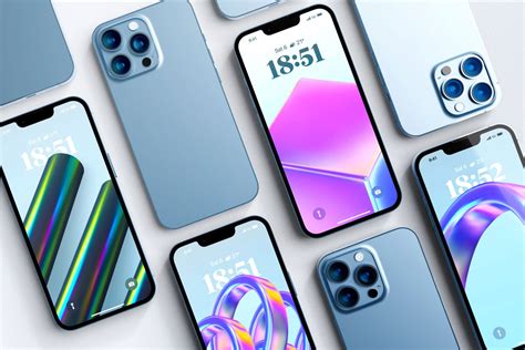 Iridescent Shapes Wallpaper Pack Oliur