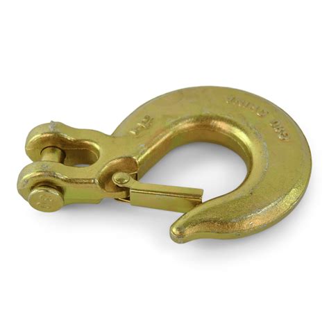 Clevis Hook 716 Zinc Plated With Spring Loaded Clasp For T