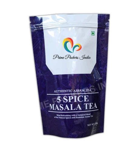 Hot Masala Tea Chai Patti Chaipatti Packaging Pouch Zip Lock Bags