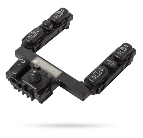 Premium Photo Window Master Switch Control Panel Isolated On White Background Switch Onoff Car