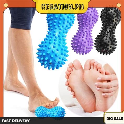 Peanut Massage Spiky Ball Spiky Massage Ball Fascial Ball For Stress