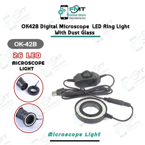 Ok42b 26 Led Ultra Thin Digital Microscope Led Ring Light Fmt Online