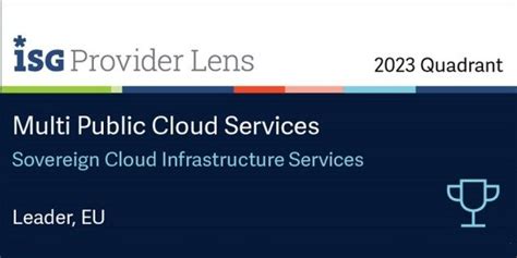 AWS Named As A Leader In ISG Provider Lens Report For Multi Public Cloud Services