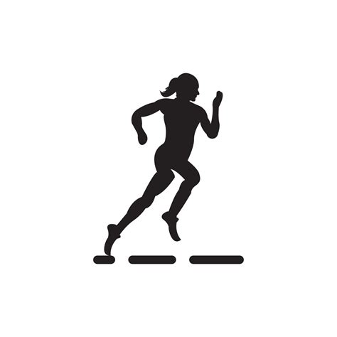 Running Icon Vector Illustration Symbol 14321528 Vector Art At Vecteezy