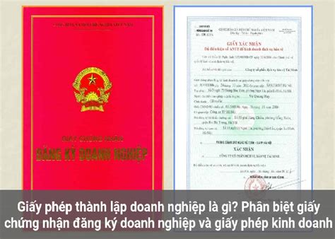 So sánh mẫu giấy phép đăng ký kinh doanh và giấy chứng nhận đăng ký doanh nghiệp