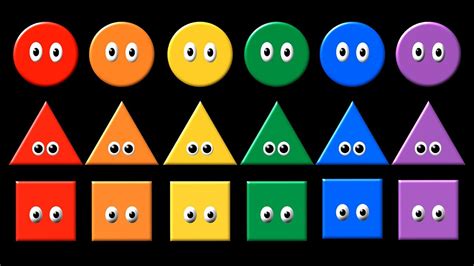 Learn Colors And Shapes With Coloring Pages