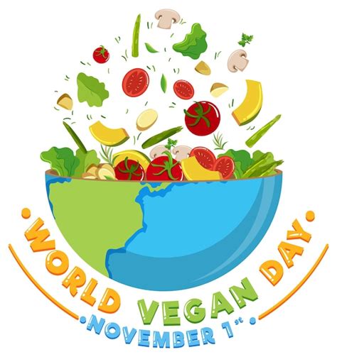 Diseño De Banner Del Día Mundial Vegano Vector Gratis