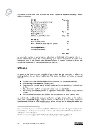 Case Study Danish Museums On Twitter PDF