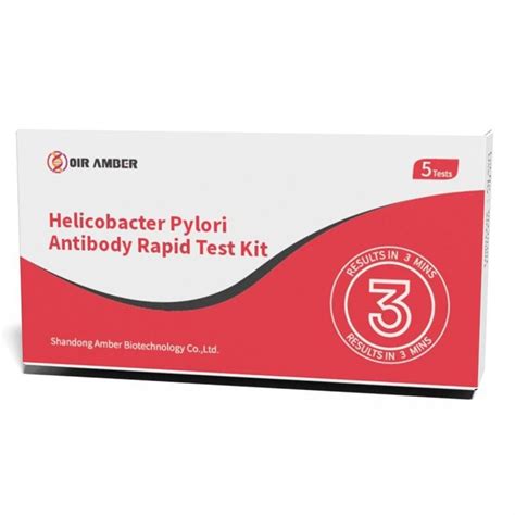 China Helicobacter Pylori Antibody Rapid Test Kit Manufacturers