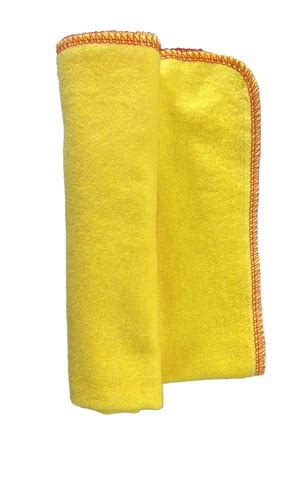 Cotton Yellow Duster For Cleaning Size 30 X 35 Cms At ₹ 44 Dozen In Indore