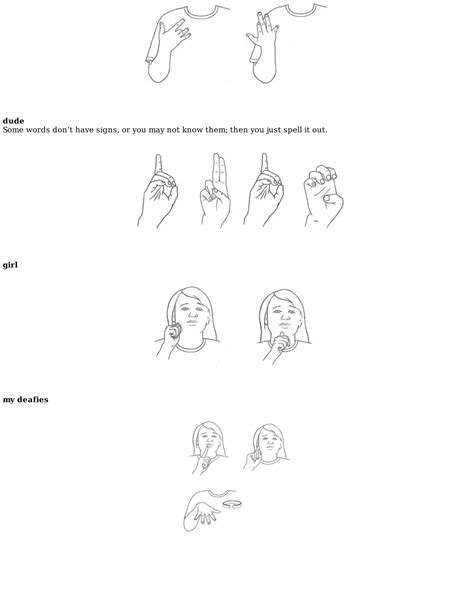 Dirty Sign Language PDF