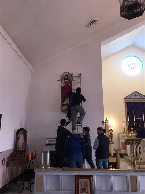 A Priest Life Veiling The Statues For Passiontide