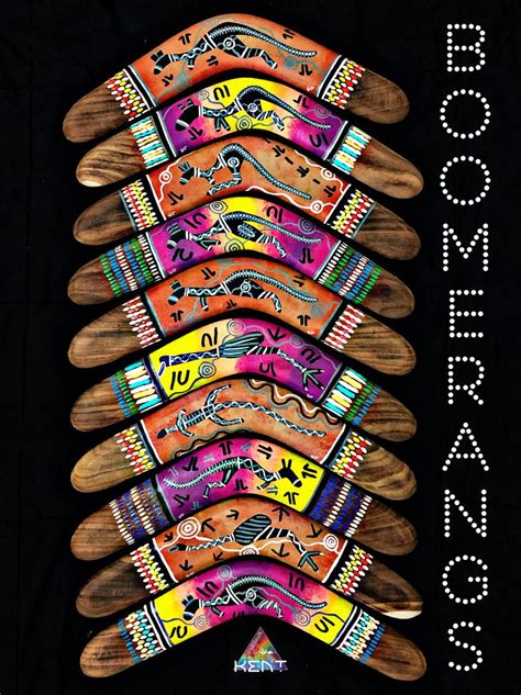 Boomerangs In Aboriginal Art