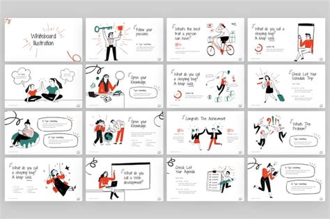 Whiteboard Illustration Powerpoint Template Incl Modern And Business Envato Whiteboard Illustration Powerpoint Template Incl Modern And Business Envato
