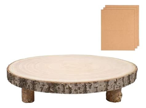 Suporte De Madeira Para Bolo Pedestal De 11 Polegadas Para Frete Grátis
