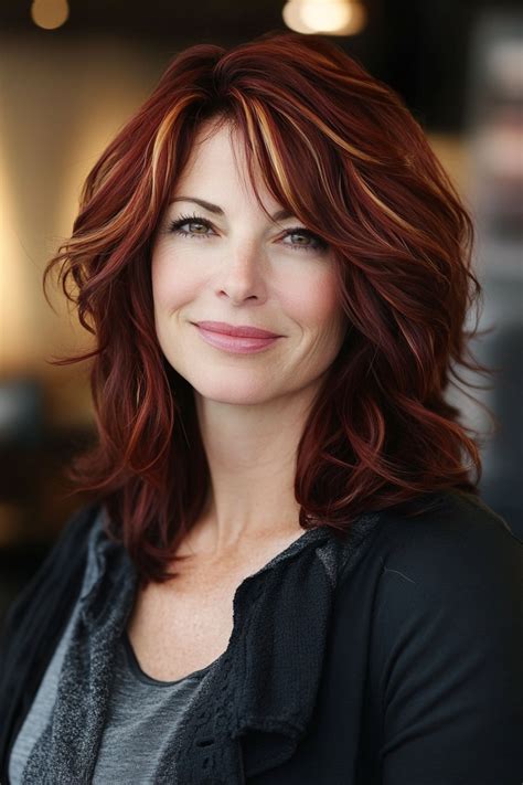 34 Stunning Medium Length Hairstyles For Women Over 40 To Try In 2024