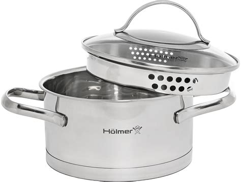 Кастрюля с крышкой Hölmer Aurora 1.5 л (CR-17515-SSD Aurora) – фото ...