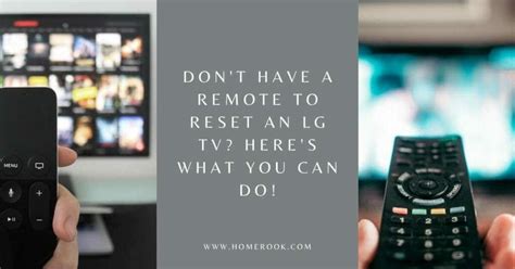 How To Reset LG TV Without Remote Controller Solved Home Rook
