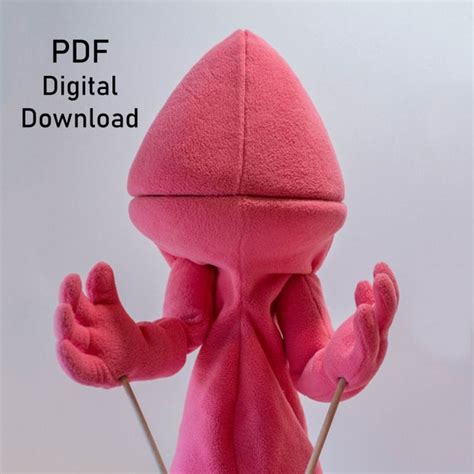Half Body Pointy Head Puppet Pattern Complete Foam Fleece Etsy