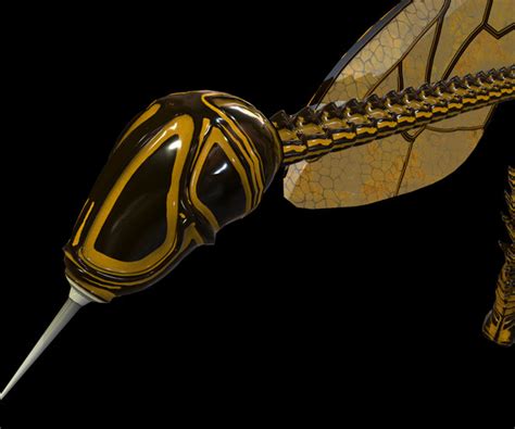 Artstation Mutant Wasp Game Assets