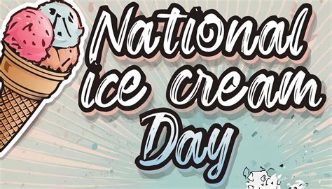 Premium Photo Happy National Ice Cream Day Poster Design Holiday