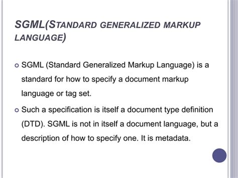 Understanding Markup Languagespptx Web Design And Html Internet