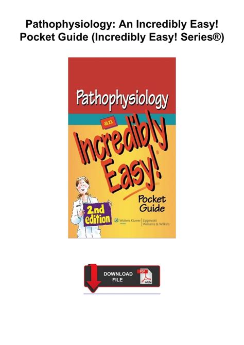 ‹download› Book Pdf Pathophysiology An Incredibly Easy Pocket Guide