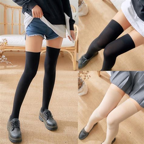 Buy [ci] 1 Pair Fashion Thigh High Over Knee High Socks Girls Womens