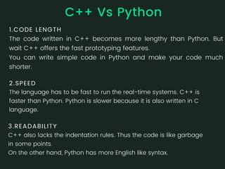 C Vs Python The Best Ever Comparison PDF Programming Languages Computing