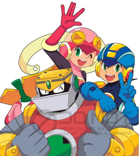Megaman Exe Roll Exe And Gutsman Exe Mega Man And 1 More Drawn By Egao Nina6 And