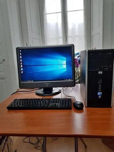 HP REFURBISHED DESKTOP CORE DUO WITH WARRANTY BILL Ram Size Gb Screen Size At Rs