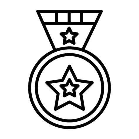 Premium Vector Medal Vector Illustration