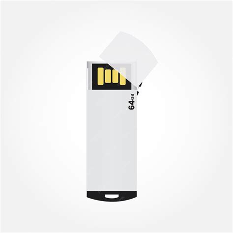 Premium Vector Flat Usb Flash Drive Illustration Modern Usb Device