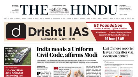 India Needs A Uniform Civil Code Affirms PM Modi The Hindu