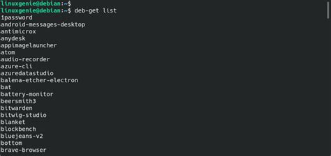 Deb Get Command Utility Install Third Party DEBS Packages Linux Genie