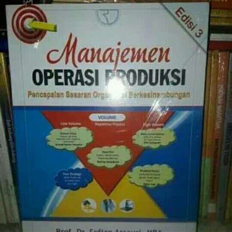 Jual Buku Manajemen Operasi Produksi Edisi 3 Sofjan Assauri Shopee