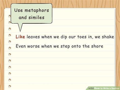 How To Write A Sestina 14 Steps With Pictures Wikihow