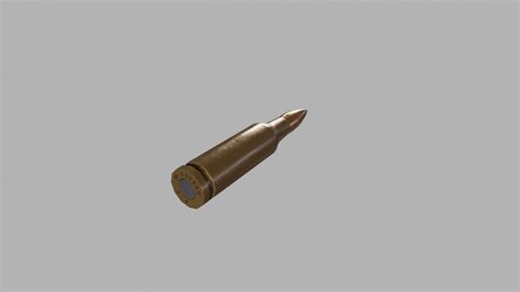 Bullet Ammo Free Vr Ar Low Poly D Model Cgtrader
