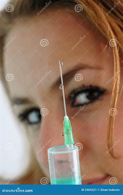 Preparing Injection Shot Stock Image Image 2465221