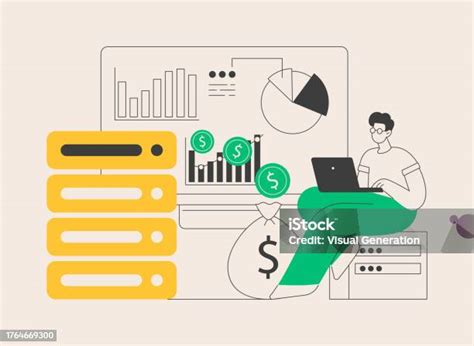Data Monetization Abstract Concept Vector Illustration Stock Illustration Download Image Now
