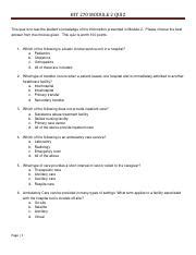 Module Quiz SP Pdf HIT MODULE QUIZ This Quiz Is To Test The Babe S Knowledge