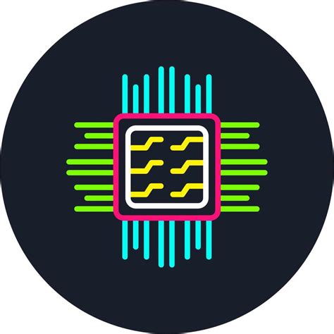 Chip Line Multi Color Design Vector Art At Vecteezy