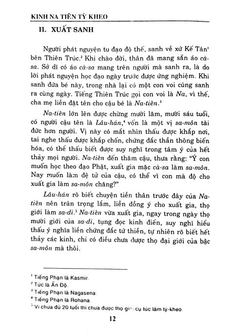 Sách Kinh Tỳ Kheo Na Tiên Hán Việt FAHASA