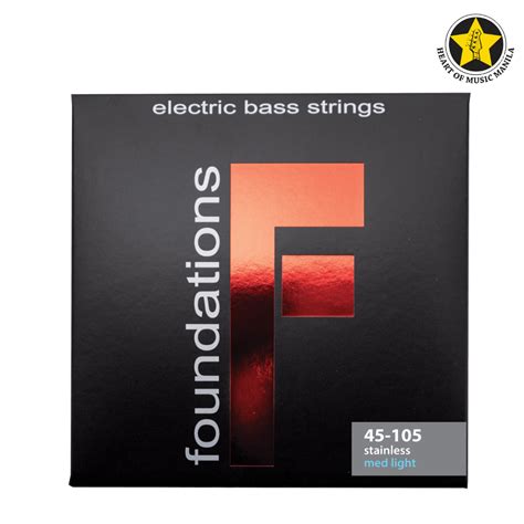 SIT Strings Foundations Stainless Steel Bass Strings 4 String Medium